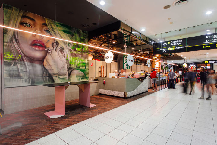 Melbourne Airport T2 Retail Expansion - Hutchies Modular
